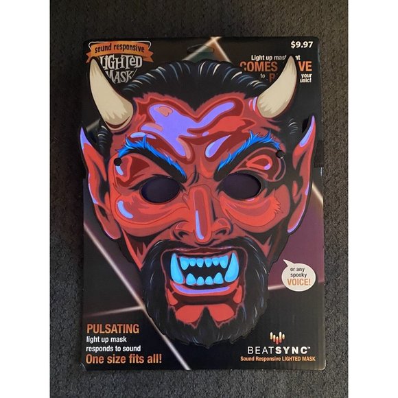 Ben Cooper | Holiday | New Sound Activated Horned Devil Mask Beatsync ...